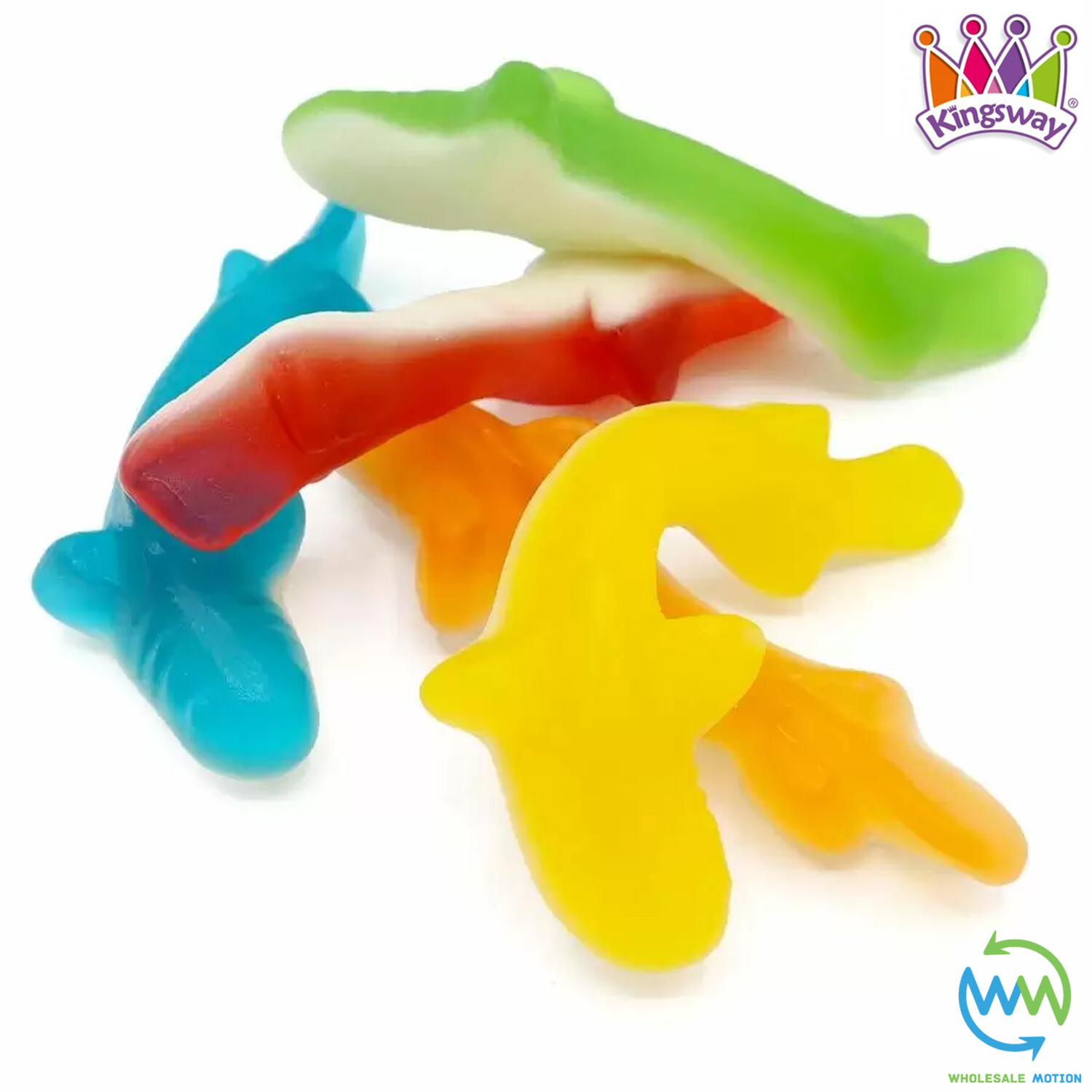 JELLY SHARKS Sweets GUMMY Candy Foam FRUIT SHARK GUMMIES Kingsway PICK ...