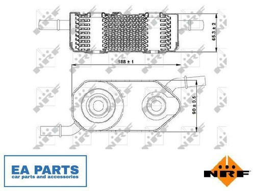 Oil Cooler, engine oil for CITROËN PEUGEOT NRF 31364 | eBay