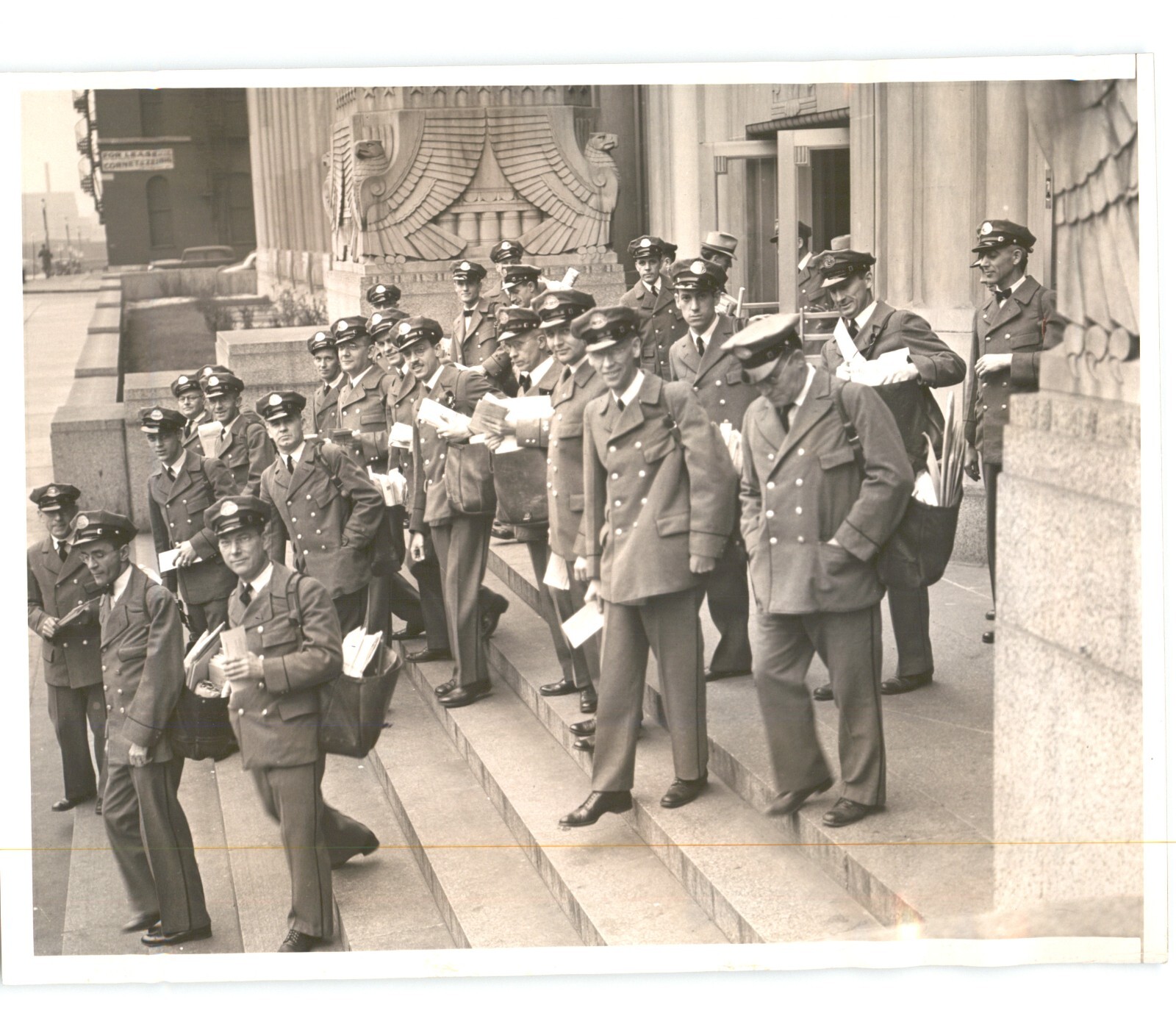 Collection of US MAILMEN of ST LOUIS Vintage AMERICAN 1937 Press Photo ...