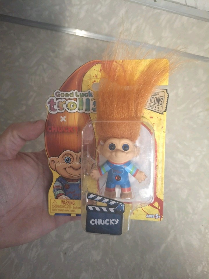 *FREE SHIP* CHUCKY Good Guys Child's Play Movie Good Luck Troll Doll ...