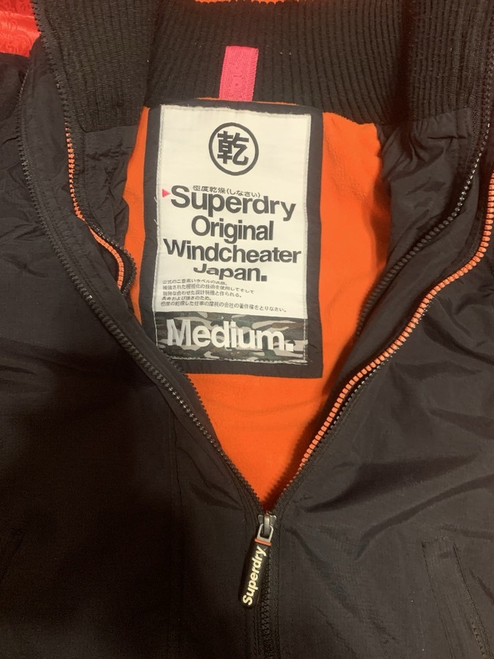 Superdry Women's Full Zip Jacket Coat Fleece Inside Size Medium VGC ...