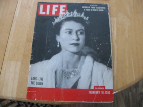 1952 LIFE MAGAZINE FEBRUARY 18 LONG LIVE QUEEN ELIZABETH LOWEST PRICE ...