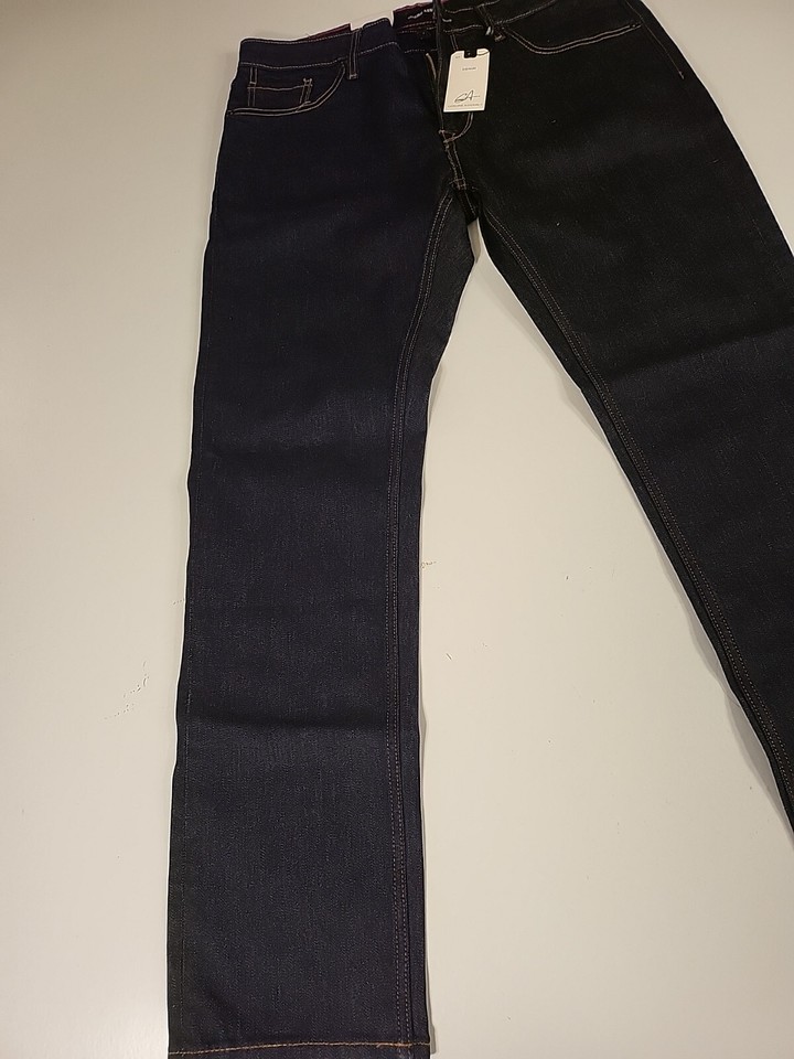 Genuine Assembly Slim Stretch Straight Fit Mens Denim Jeans 36x32 ...