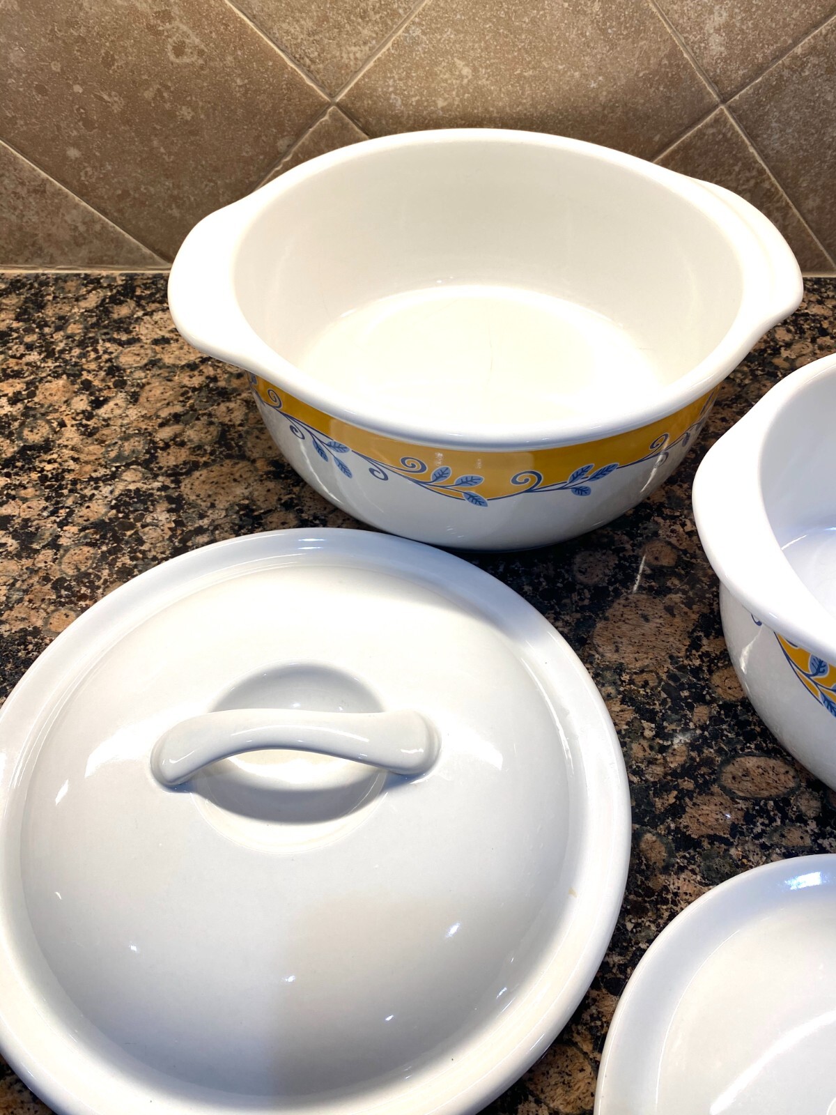 New Corelle Casserole Dish with Lid 2-1/2 qt and 1-1/2 qt (Set of 2) | eBay