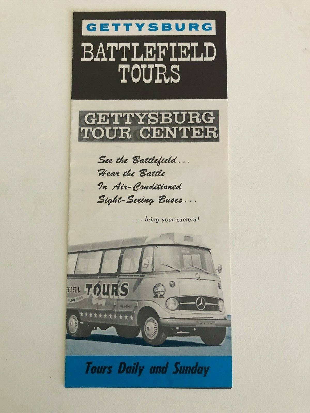 Vintage Gettysburg Tour Center Travel Brochure | eBay