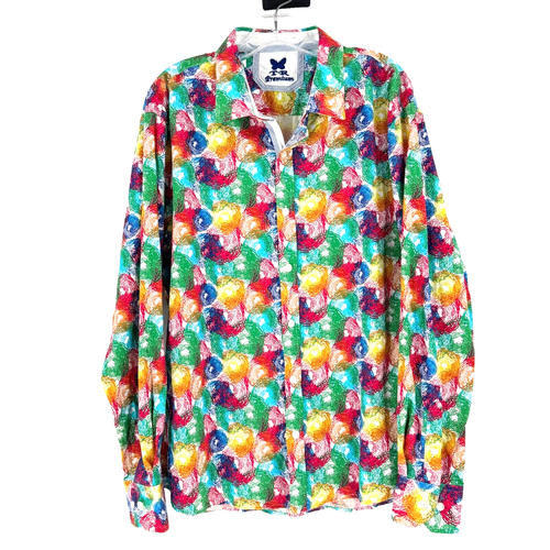 Tailored Recreation TR Premium Men's Shirt XL Colorful Club Spring Art ...