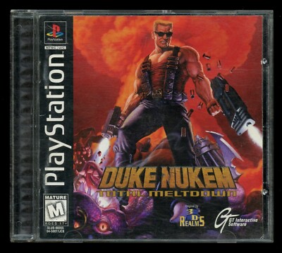 Duke Nukem: Total Meltdown (PS1, PlayStation 1997) Black Label ...
