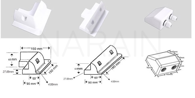 Narain Solar UK Plastic Solar Panel Mounting Bracket Sets - White or ...