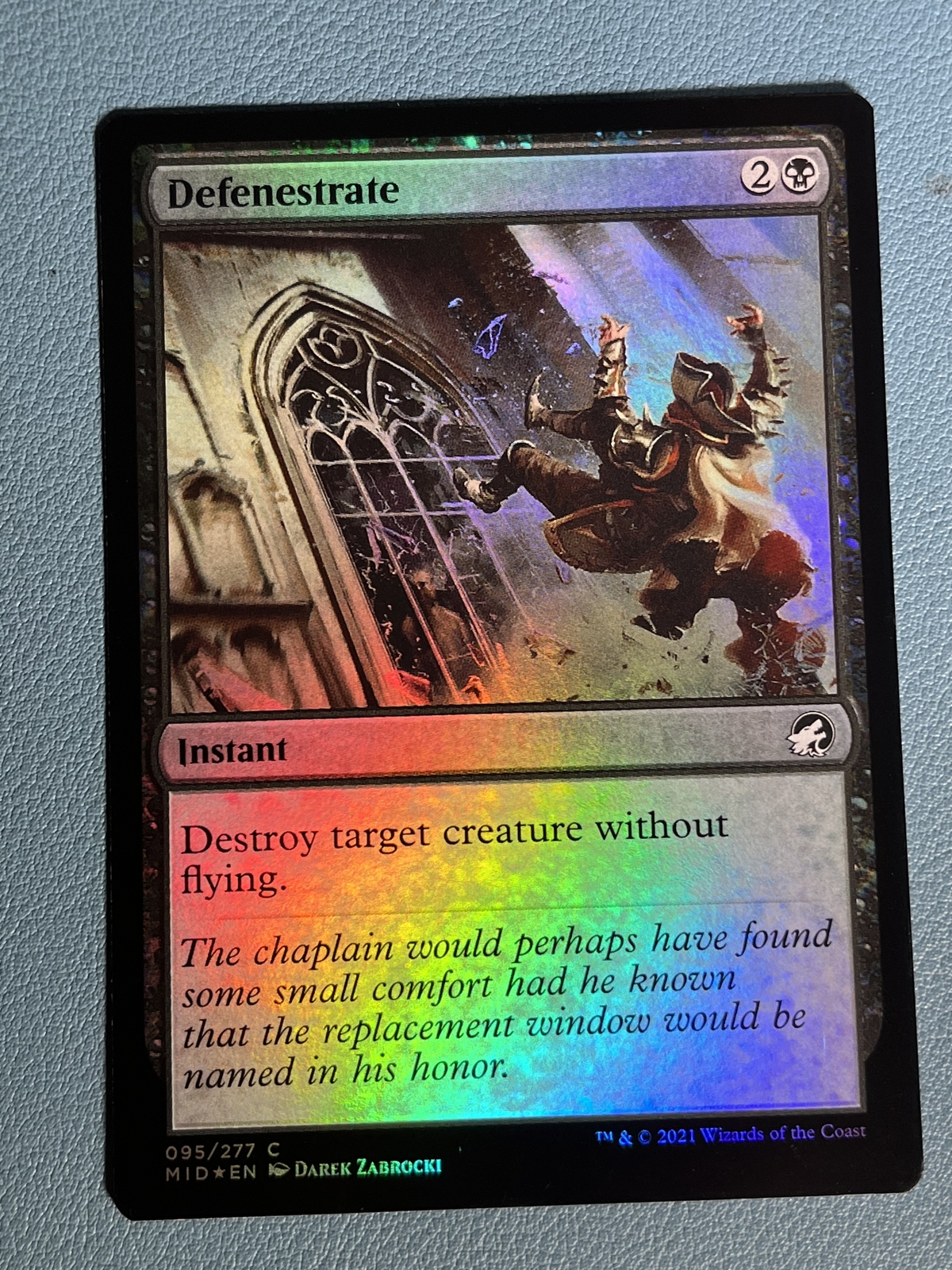 MTG Defenestrate Foil Innistrad MID NM | eBay