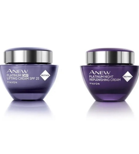 Avon Anew Platinum Set - Day & Night Creams | eBay