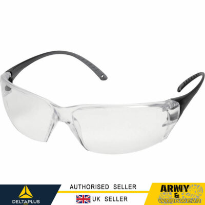 Delta Plus Clear Lens Ultra Lightweight UV400 Safety Glasses Specs ...