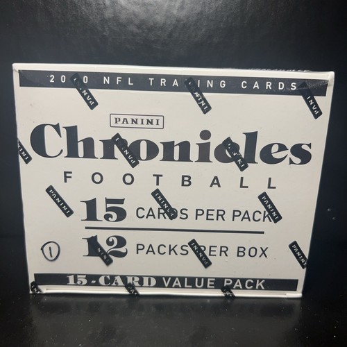 2020 Panini NFL Football Chronicles Factory Sealed Fat Value Pack Box ...