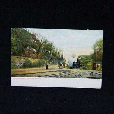 THE CROSSING BOLTON NOTCH CONNECTICUT STEAM ENGINE AND WATCHMAN'S ...