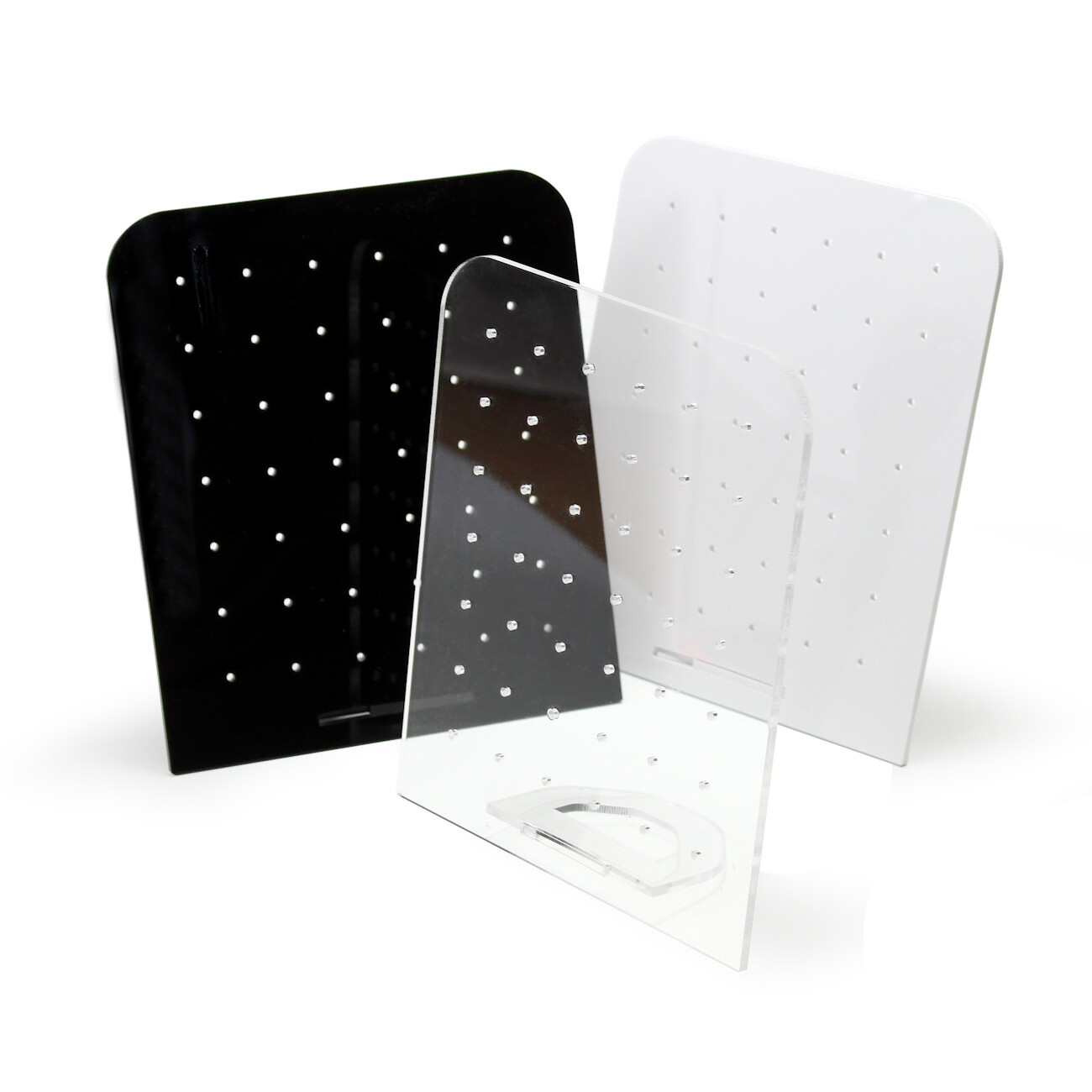Earring Stud Display Stand 36 / 42 / 60 / 72 Hole Acrylic Holder ...