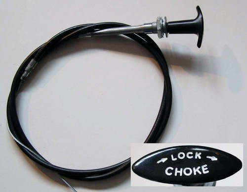 MGB, BGBGT / MGB GT "T" Handle Turn & Lock Locking Choke Cable, MG part ...