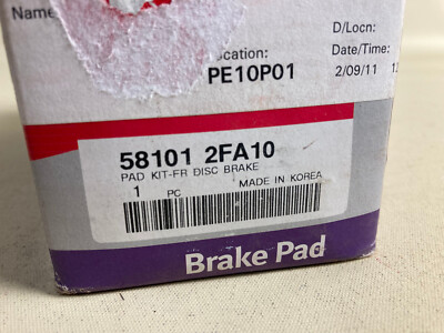 GENUINE NEW OEM KIA Brake Pad KIT DISC - 58101 2FA10 2005-2009 SPECTRA ...