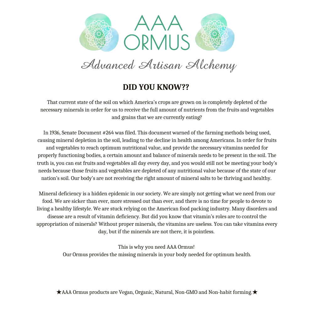 ORMUS - White Powder - Monoatomic Gold Ormus - The Philosophers stone ...