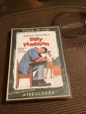 billy madison dvd movie adam sandler sealed widescreen special ed-ition ...