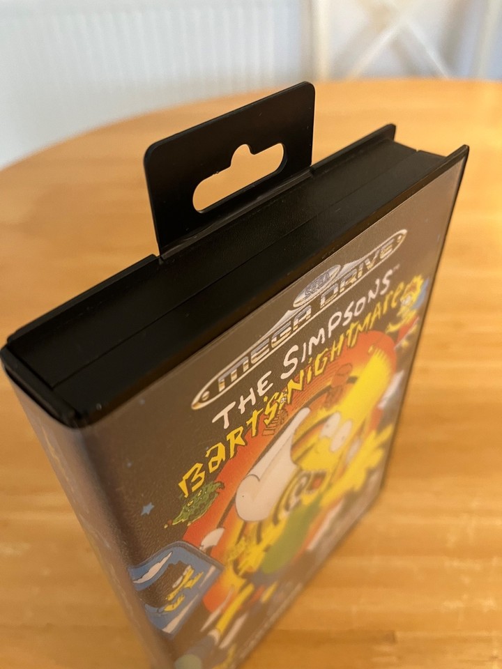 The Simpsons Barts Nightmare Sega Mega Drive game. Complete with manual ...