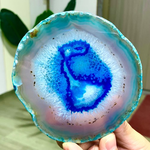 149G Natural Beautiful Agate Geode Druzy Slice Extra Large Gemstone | eBay