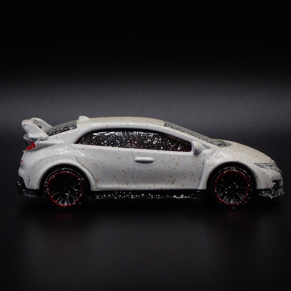 2011-2016 HONDA CIVIC TYPE R OFF ROAD RACED 1:64 SCALE DIORAMA DIECAST ...