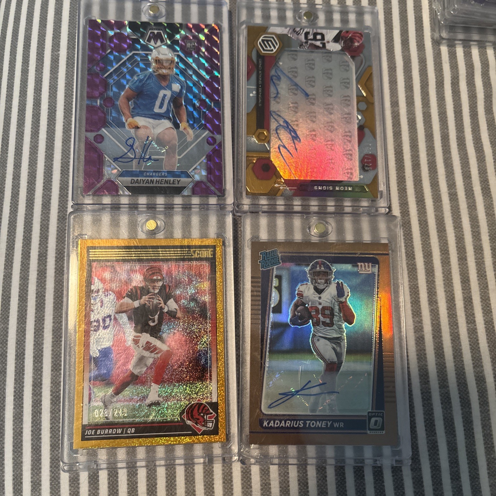 lot of football cards autos/numbered/rookieqb/slabs etc | eBay