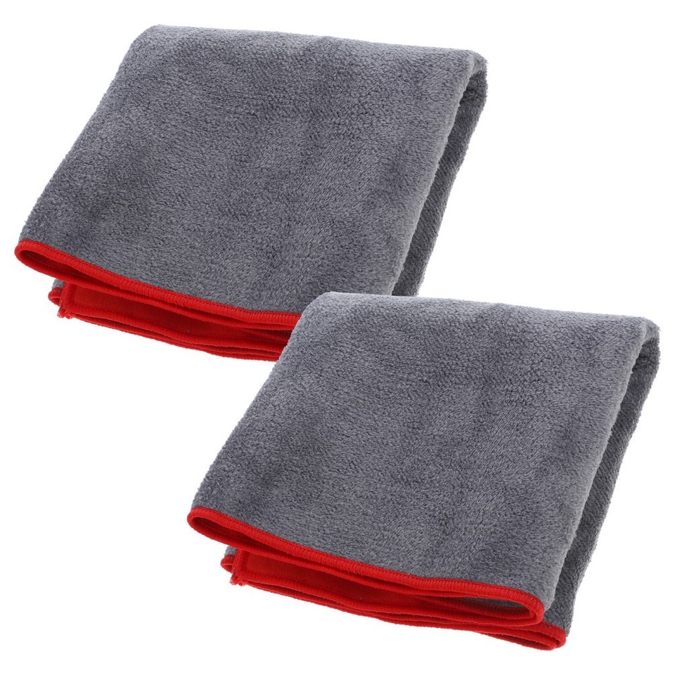 2pcs Cleaning Cloth Car Wash Drying Towel Car Polishing Cloth Absorbent ...