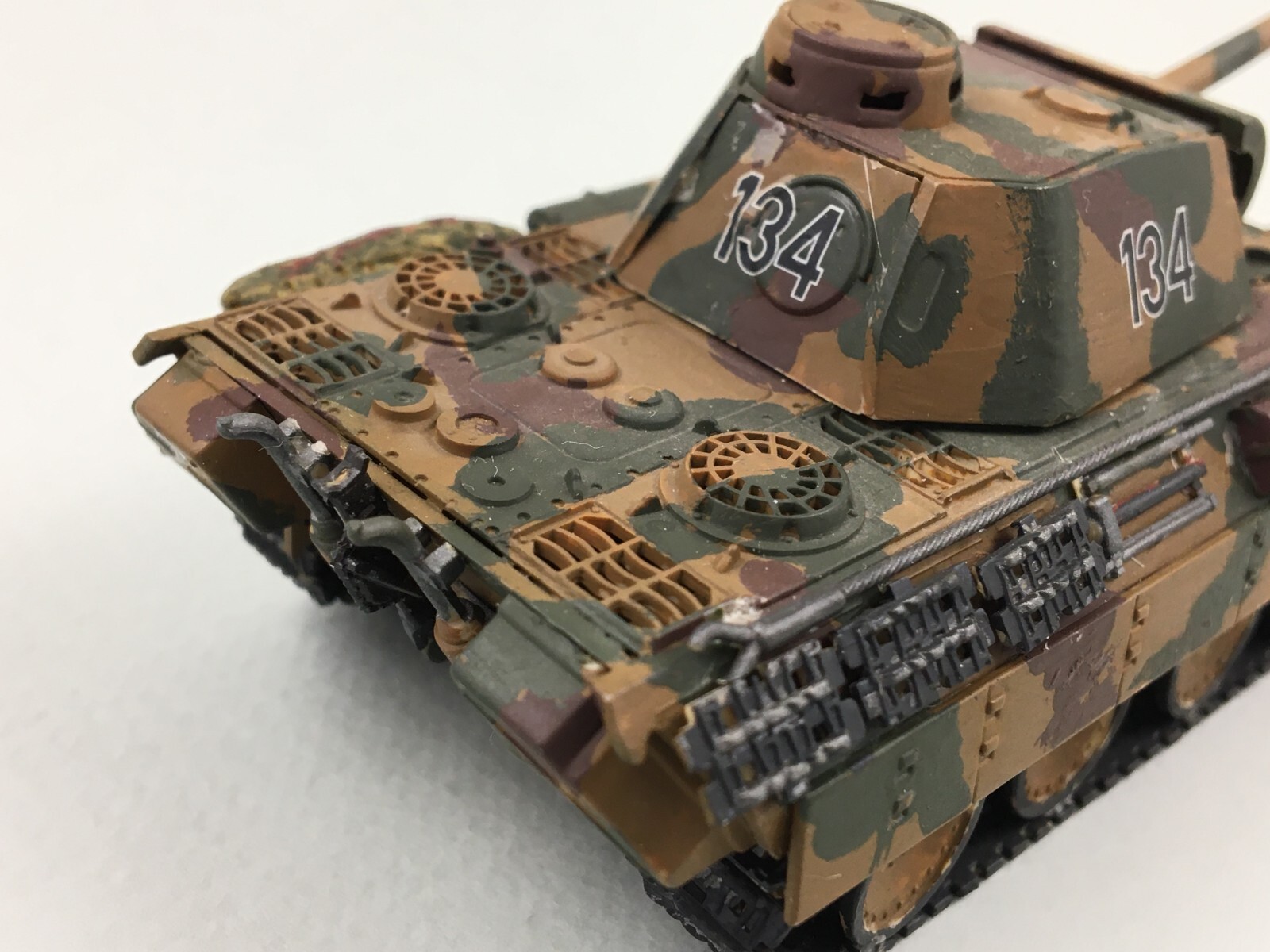 Built 1/72 Scale Tank Pz.Kpfw. V Panther Ausf.A Revell, WW2 German Tank ...