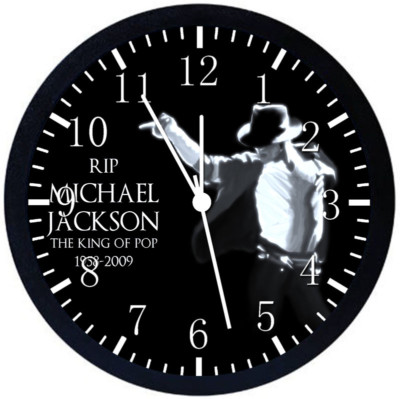 Michael Jackson Black Frame Wall Clock F136 | eBay