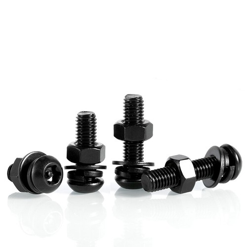 304SS Pin Tamper Torx Button Head Security Screws Hex Nuts Flat Spring ...
