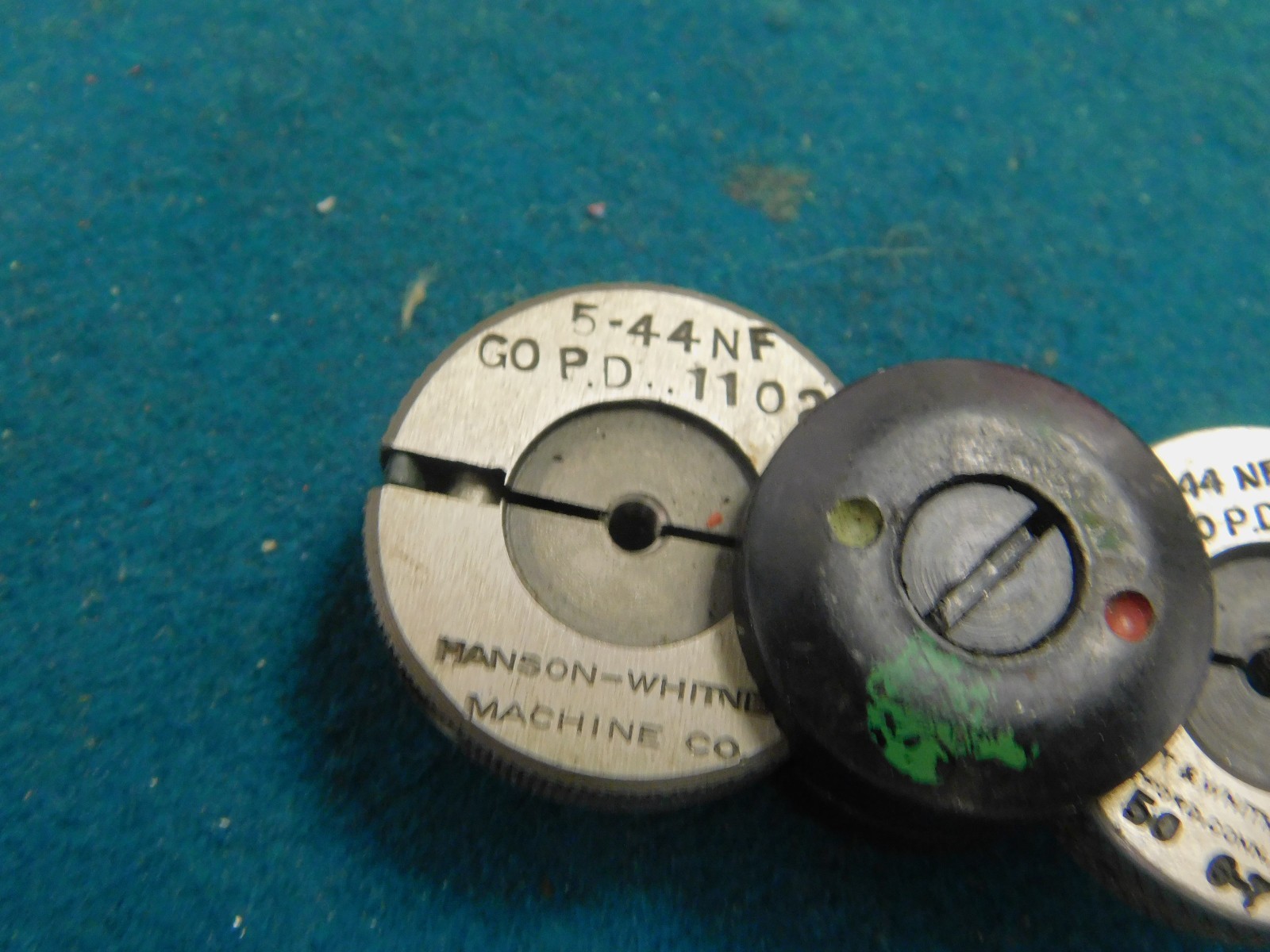 Hanson Whitney Go No Go Thread Ring Gage Set 5-44 NF-3 | eBay