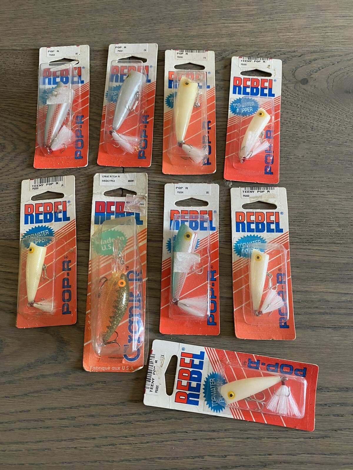 Vintage Rebel Fishing Lures Lot of 9 lures 1993 | eBay