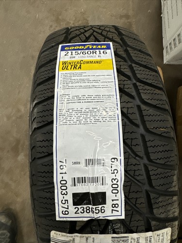 GOODYEAR 215/60R16 Winter Command Ultra Tire (1 Tire) | eBay