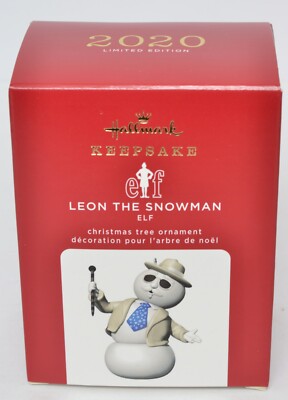 Hallmark 2020 Ornament LEON THE SNOWMAN from 'Elf' New NRFB Limited ...