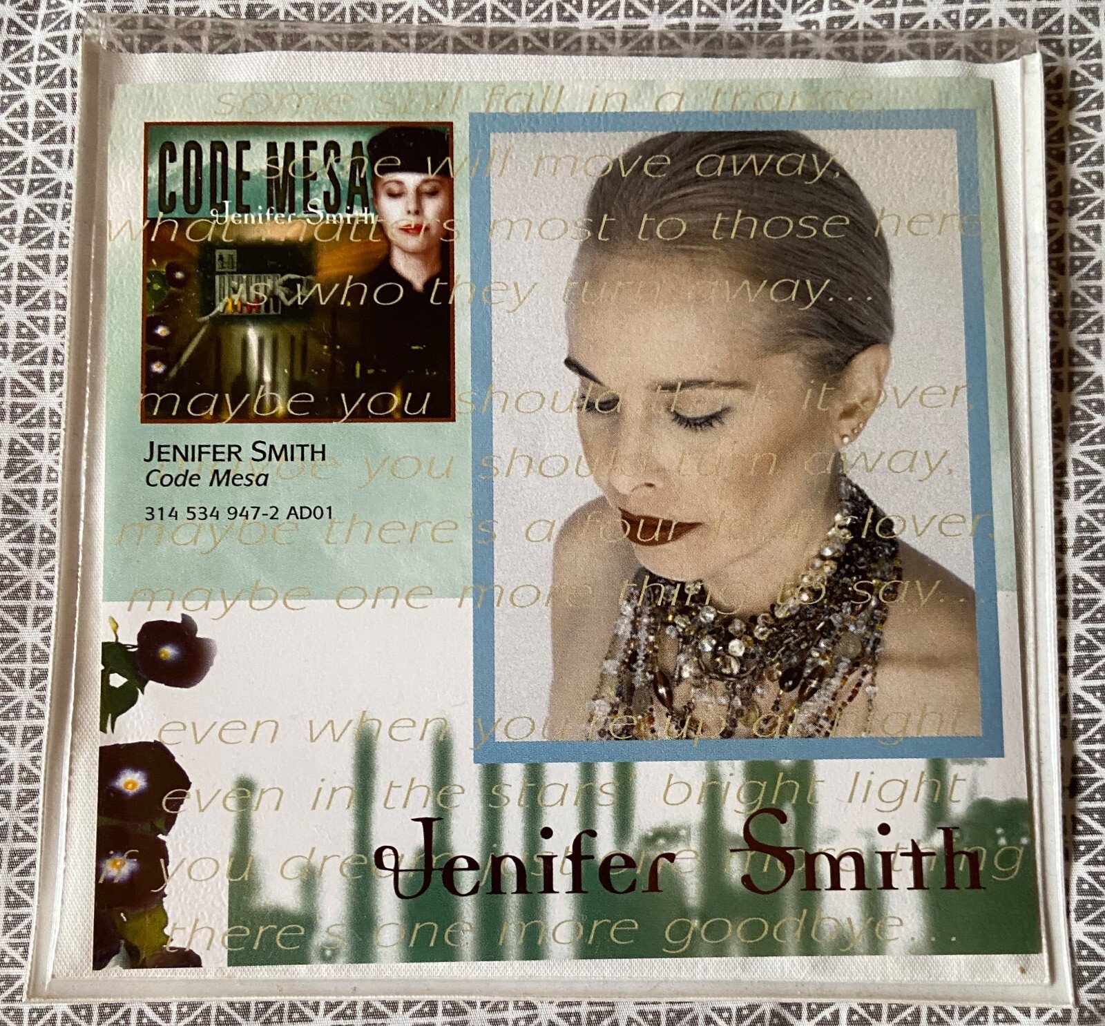 Code Mesa Jenifer Smith promo advance CD 1997 PolyGram Point Music ...