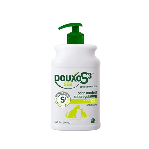 DOUXO S3 SEB Shampoo, Hydrates, Moisturizes Dry Skin, Dog & Cat 16.9 oz ...