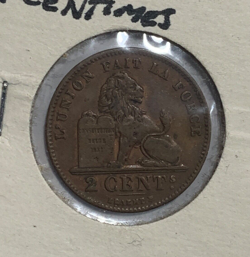 1905 Belgium 2 Centimes Coin | eBay