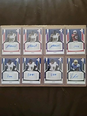 2024 Sage Football Rookie Autograph Card Lot of 8 Patrick McMorris Josh ...