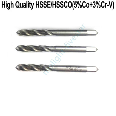 HSSE Schrader Tyre Valve Thread Tap Machine Spiral Fluted Taps 5V1 6V1 ...