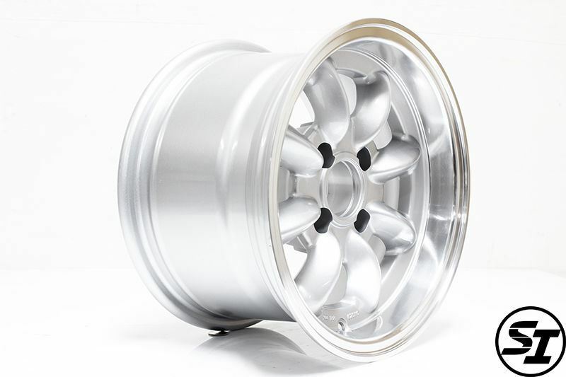 ROTA RB WHEELS ROYAL SILVER W/ POLISH LIP 13X8 +4 4X100 DRAG AGGRESSIVE ...