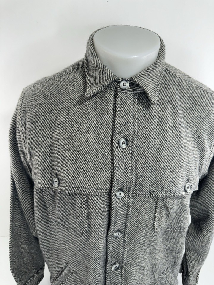 WOOLRICH USA Vintage WOOL Heavy Duty L / LONG Ranch Duster Field ...