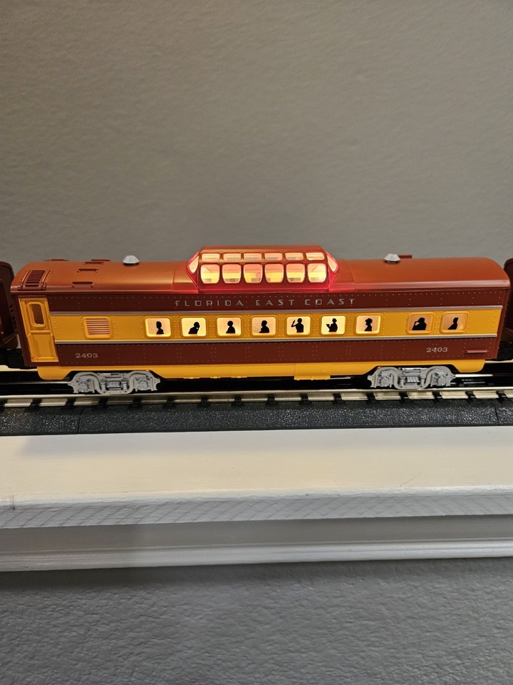Williams O Gauge Florida East Coast 4 Passenger Car Set Lights Up | eBay
