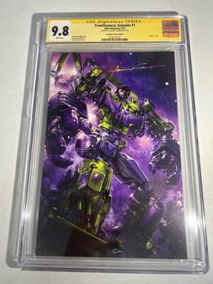 Transformers Galaxies #1 Crain Scorpion Virgin Variant CGC 9.8 SS Crain ...