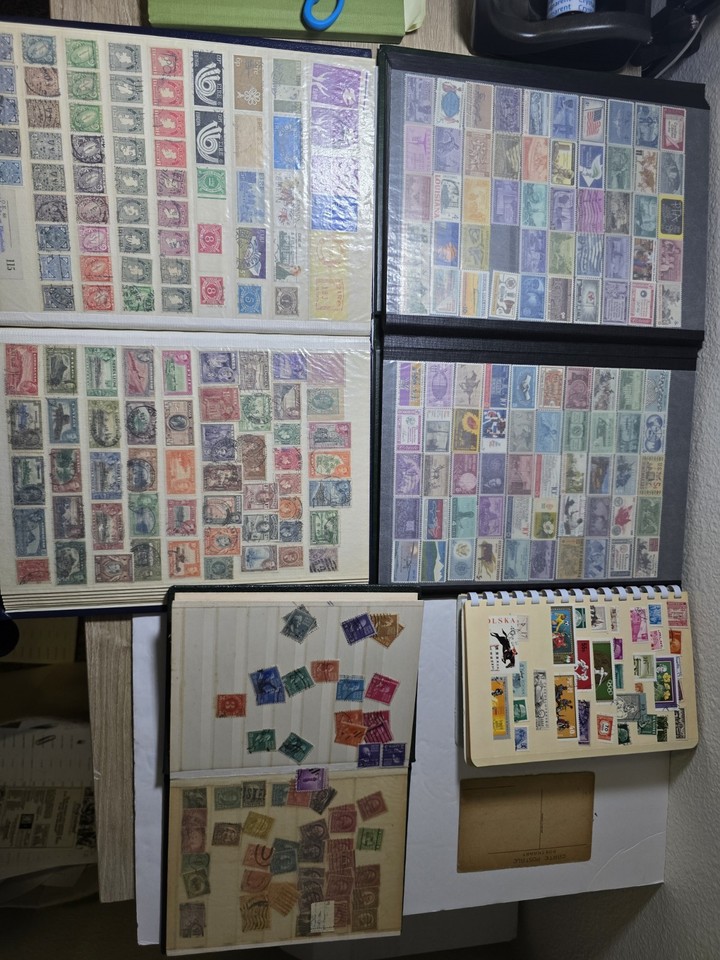 Joystamp: Worldwide Loaded 14 Stamps Stock Book Collection Lot | eBay