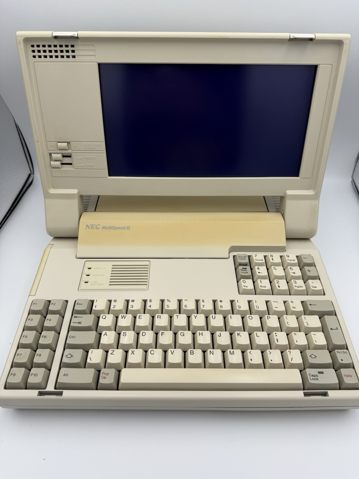 Vintage NEC MultiSpeed EL Laptop PC-16-02 | Parts and/or Repair ONLYの ...