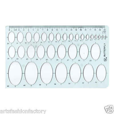Isometric Ellipse Ellipse Shape Symbols Drawing Drafting Template ...