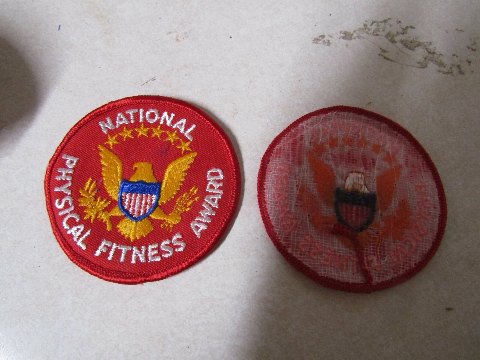 MILITARY PATCH SEW ON OLDER ARMY NATIONAL PHYSICAL FITNESS AWARD JROTC ...
