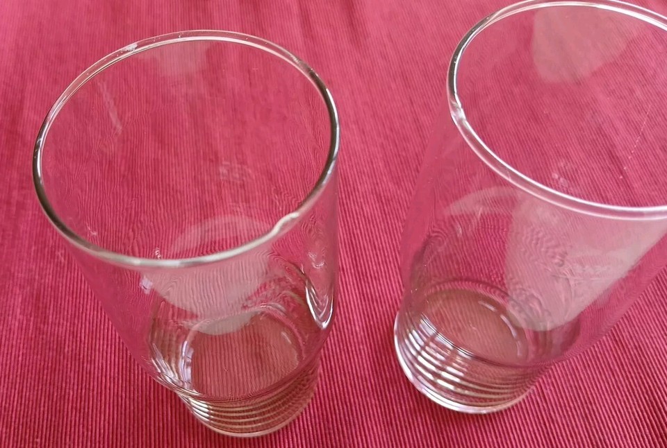 2x Superfest Glas 2x 0,25 L DDR/GDR Strong Glass East German Mitropa ...