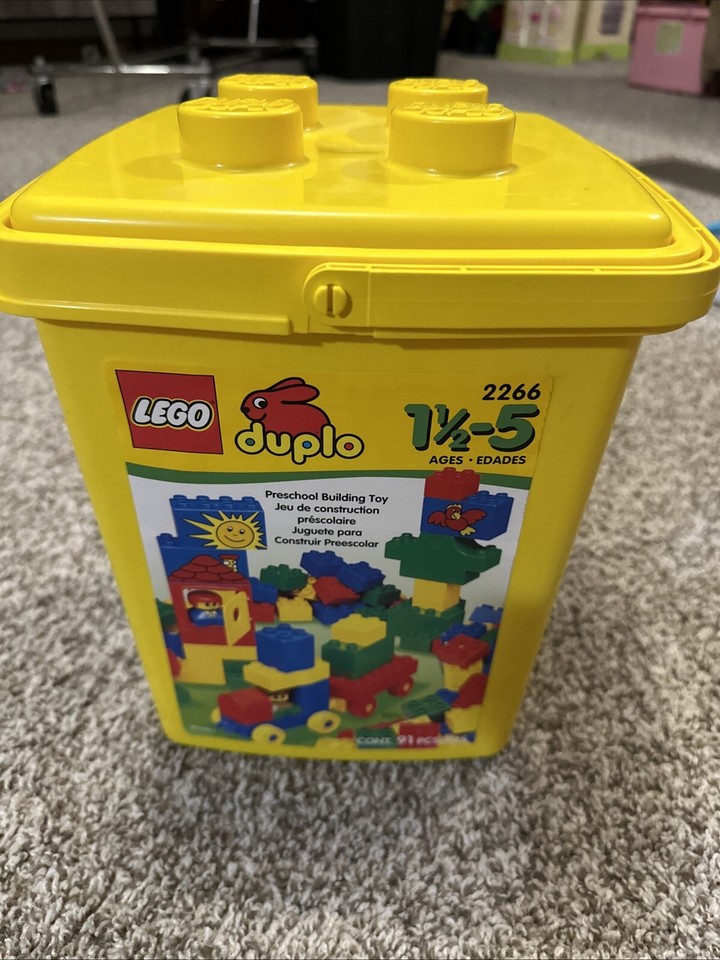 LEGO DUPLO: Extra Large Value Bucket (2266) VERY GOOD USED CONDITION ...