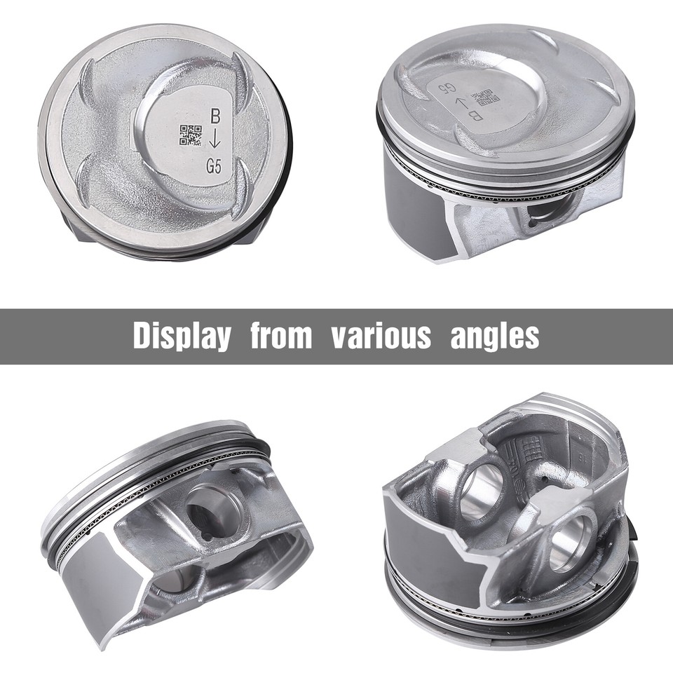 4 Set Connecting Rod Piston Fit for 11-19 Hyundai Sonata Kia Sorento ...